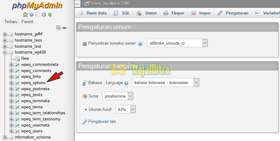 Cara Disable Plugin Wordpress Via PHPMyAdmin – RajaMitra Hosting Cara Disable Plugin Wordpress Via PHPMyAdmin – RajaMitra Hosting