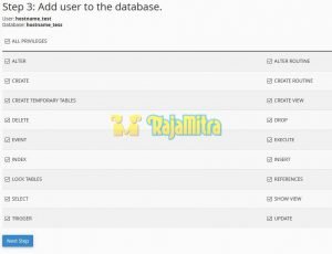 Cara Membuat Database MySQL di Cpanel – RajaMitra Hosting